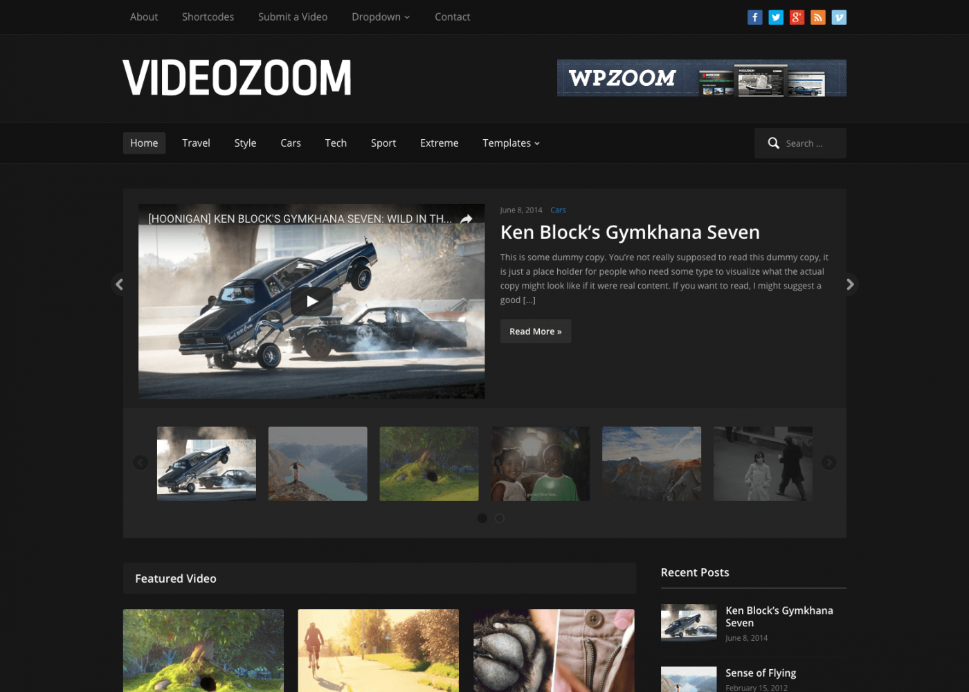 Videozoom 4.0 - WordPress Video Theme - WPZOOM