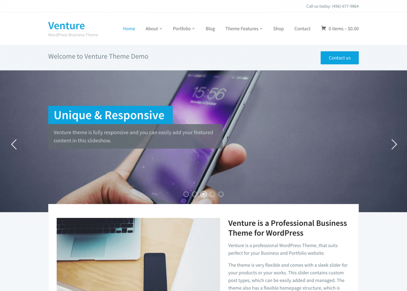 Venture 2.0 - Multipurpose WordPress Theme - WPZOOM