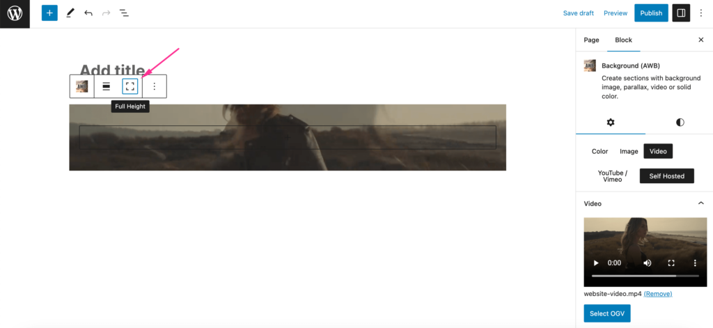 How to Add a Video Background in WordPress - WPZOOM