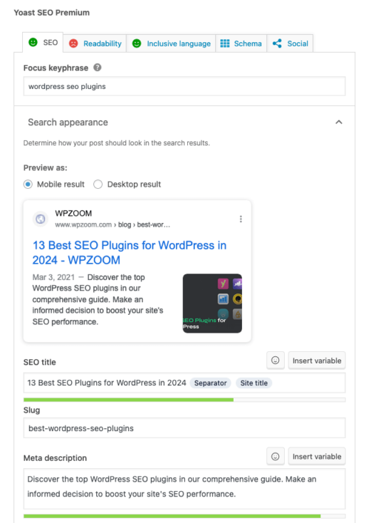 13 Essential WordPress SEO Plugins Reviewed - WPZOOM