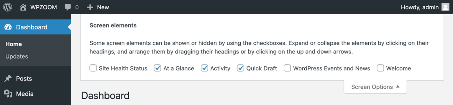 WordPress Dashboard: A Complete User Guide - WPZOOM
