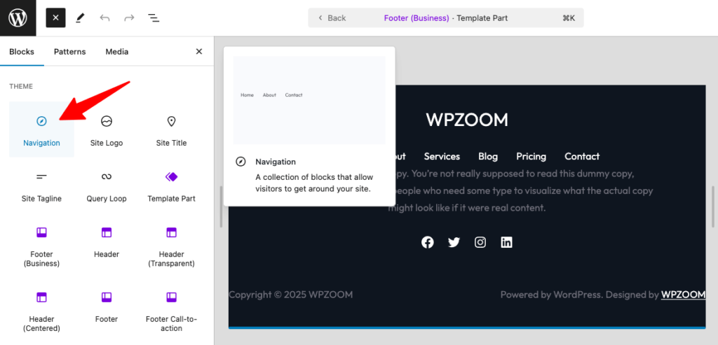 How to Edit the Footer in WordPress with Ease - WPZOOM