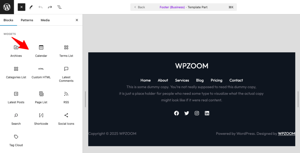 How to Edit the Footer in WordPress with Ease - WPZOOM