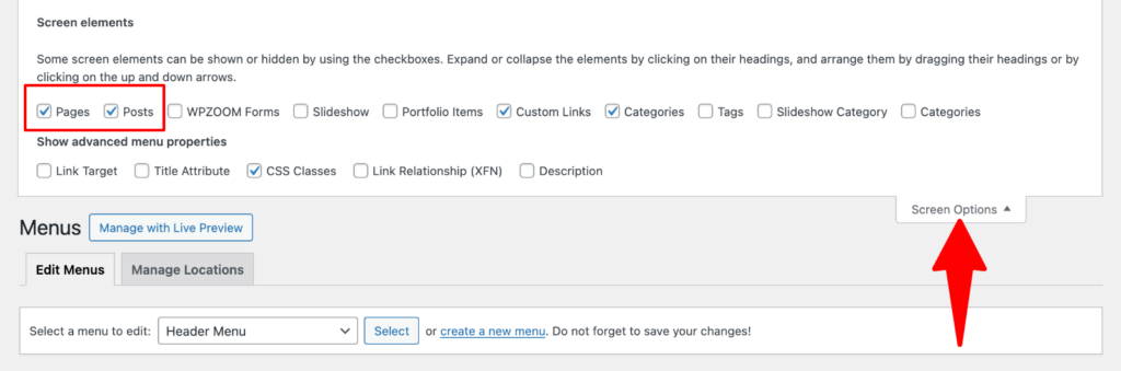 WordPress Navigation Menu Tutorial: How to Create, Edit, and Customize - WPZOOM